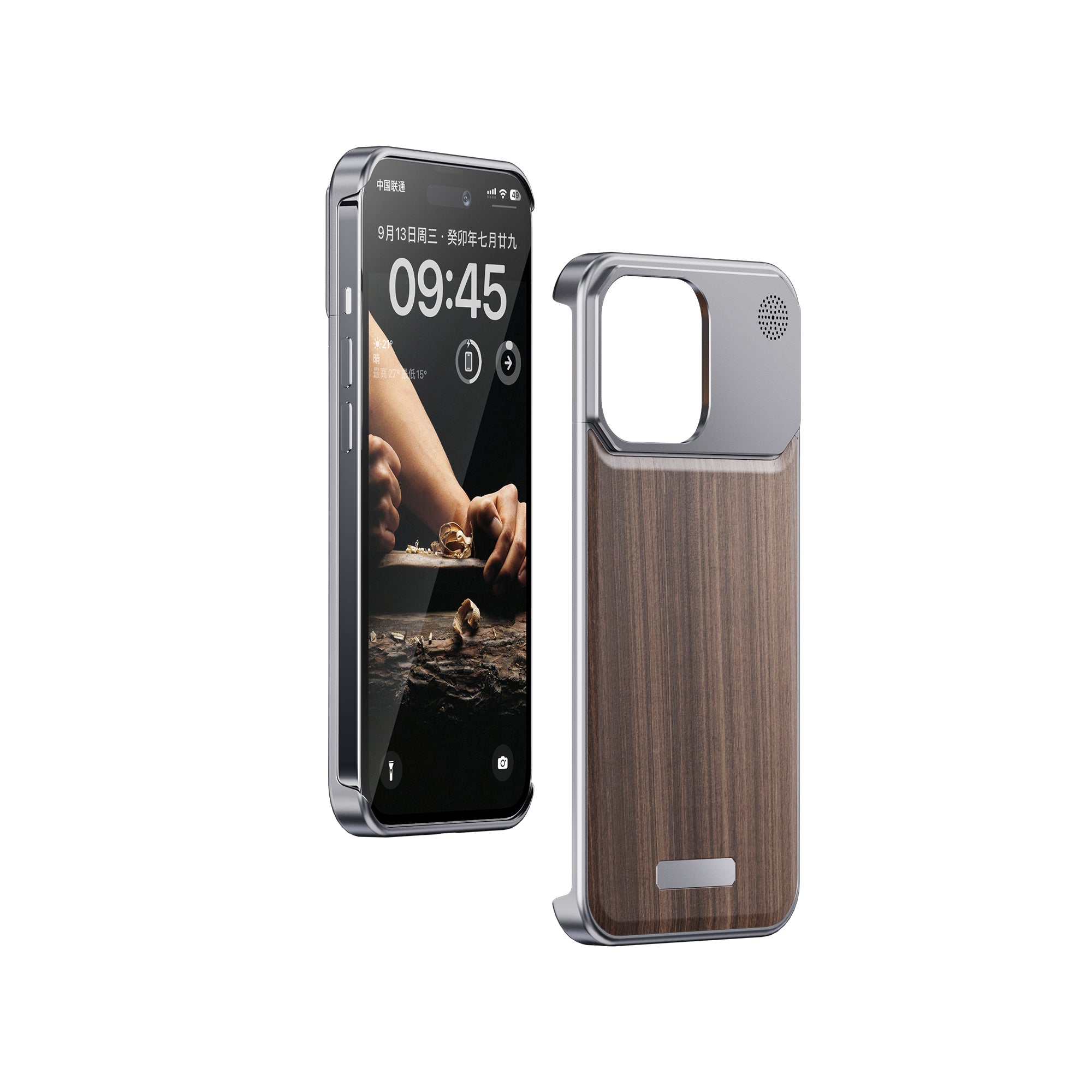 Aluminium Wood Magsafe Case – Colta